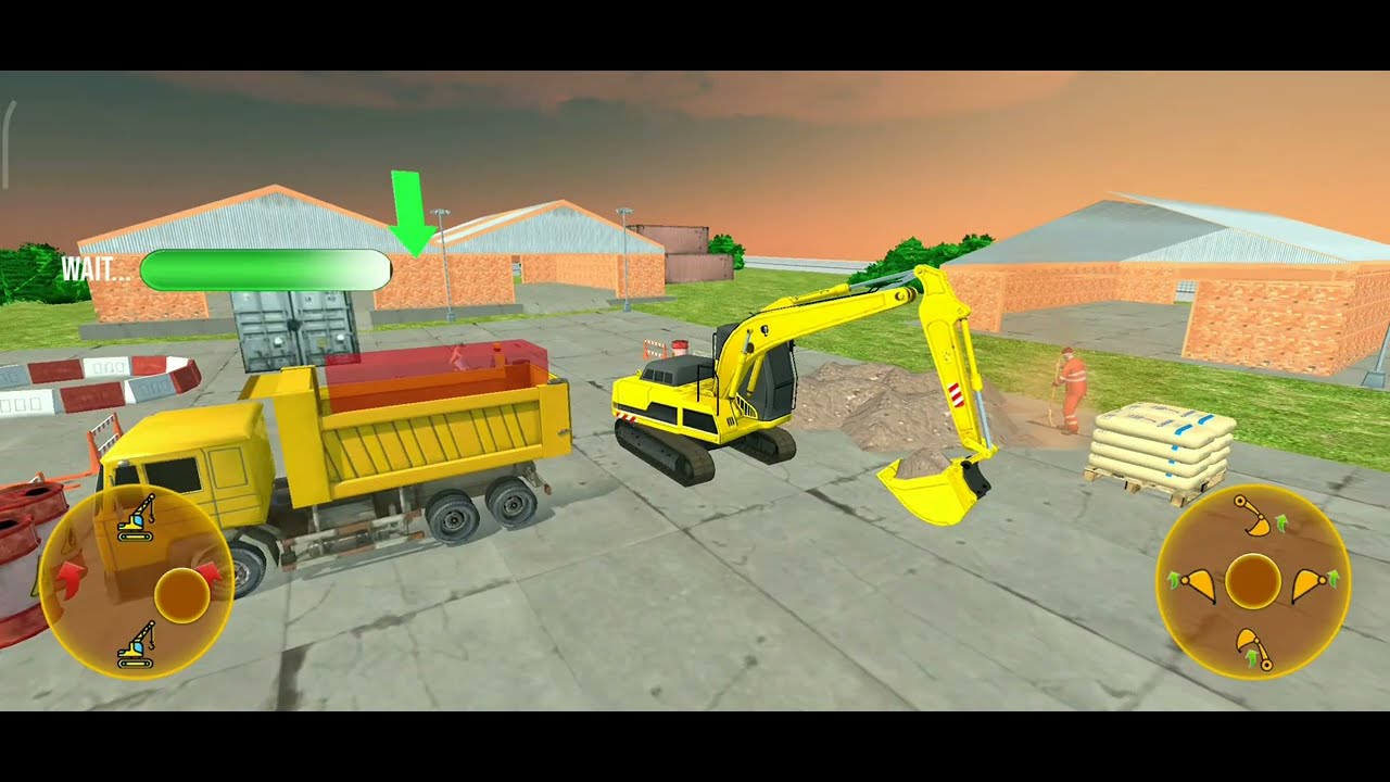 onlyforgaming City Road construction 3d game excavator road repair ...