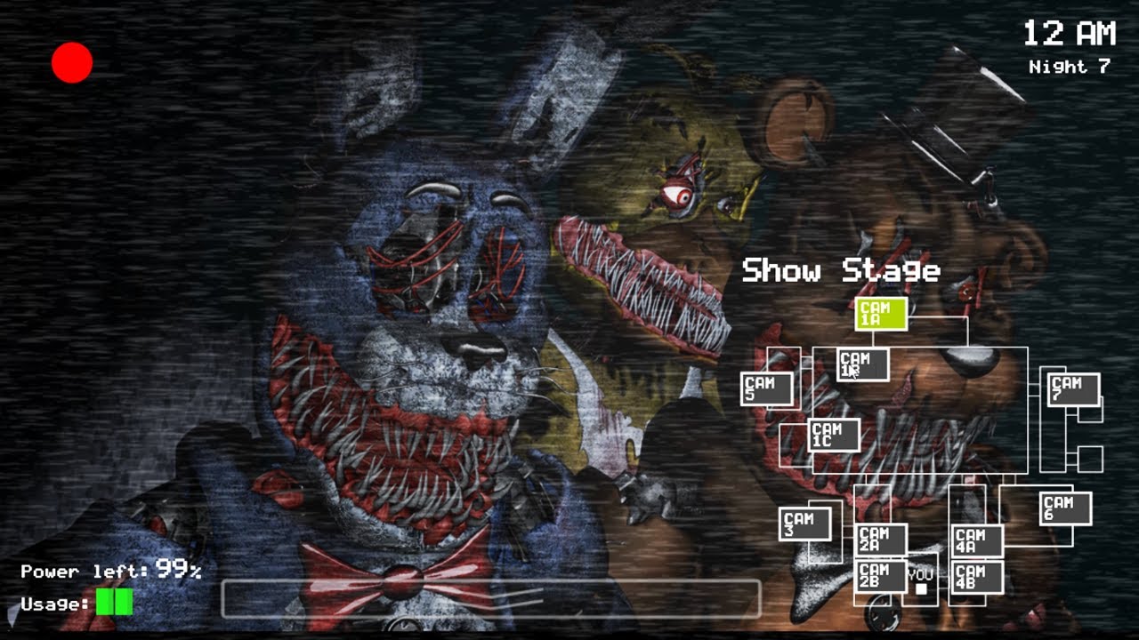 I made FNaF 1 more scary with Demented Animatronics! (FNaF 1 Mods ...