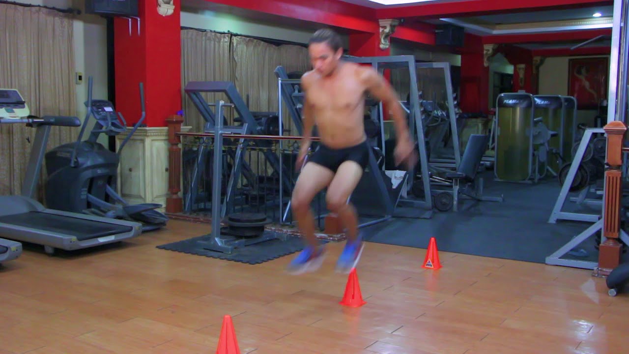 Front Cone Hops Or Hurdle Hops, Tutorial, Exercise Video, Workout, SEXioFIT - YouTube