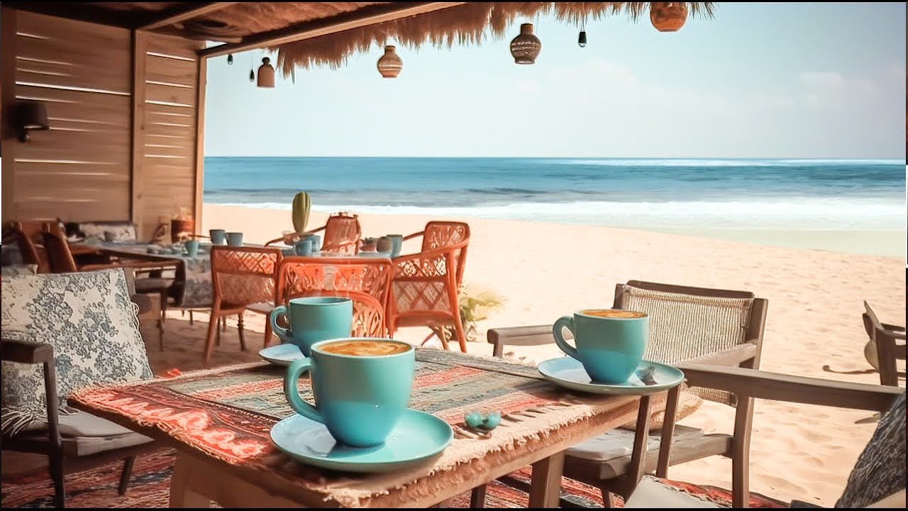 Cozy Cabin Porch w/ Mellow Ocean Wave Sounds and Piano For Meditation ...