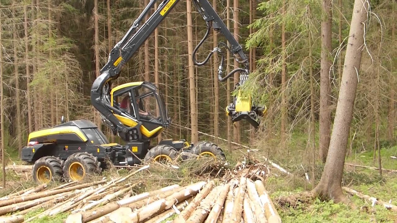 Ponsse Scorpion King in Austria - YouTube