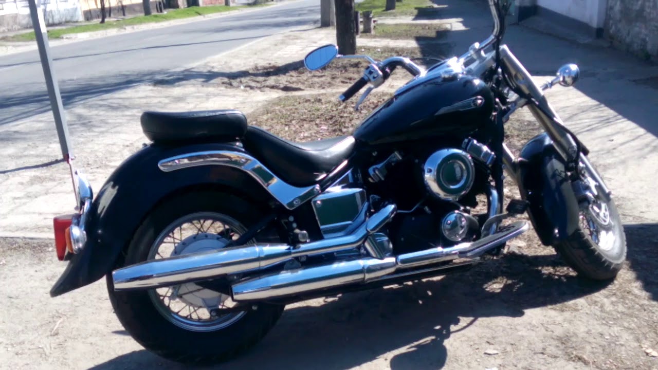 Yamaha Drag Star 400 Classic 2005 - YouTube