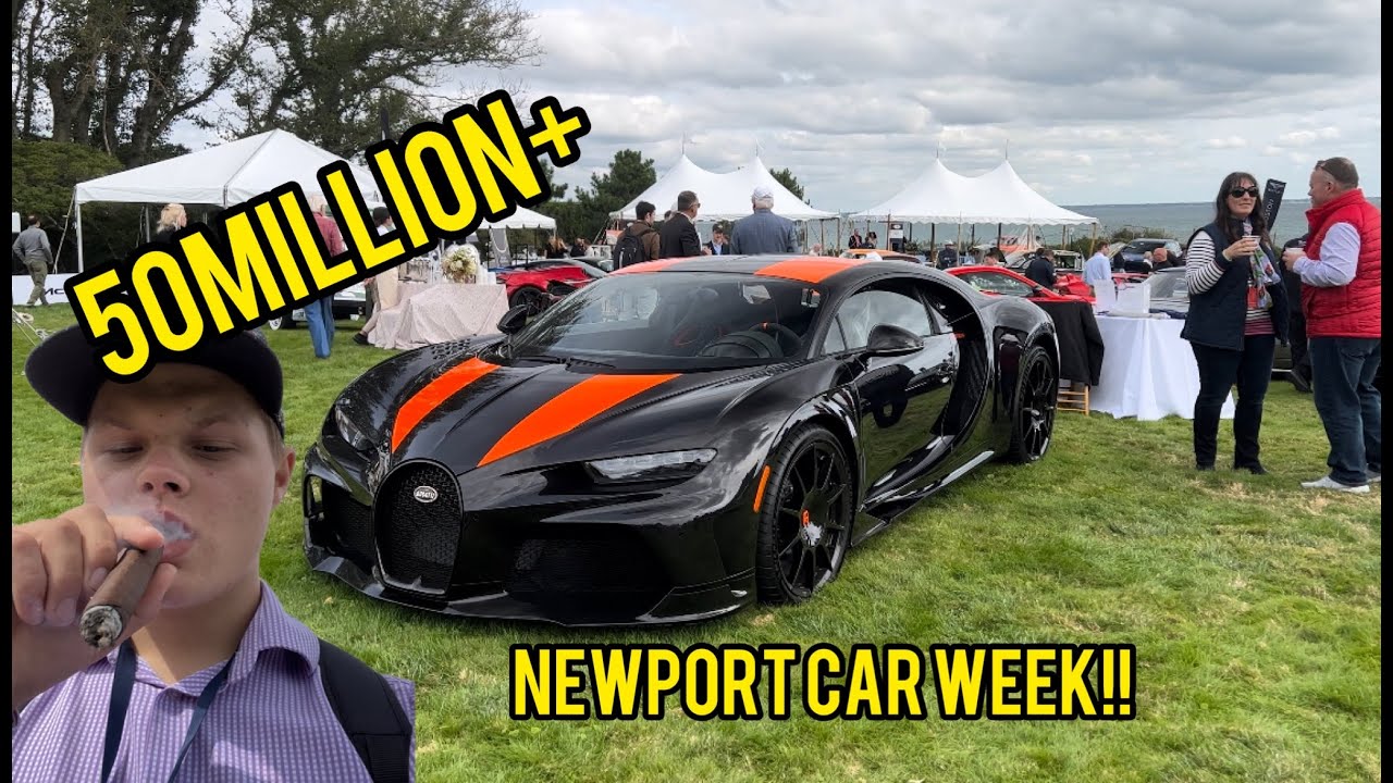 The Start of Newport Car Week!!! - YouTube