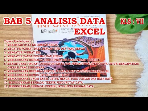 KELAS VII - BAB 5 ANALISIS DATA PADA MICROSOFT EXCEL - YouTube