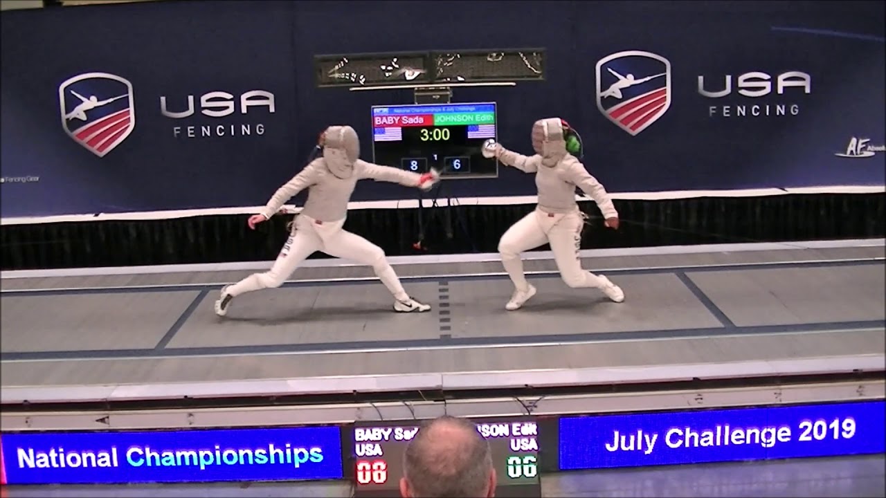 2019 July Challenge Div I WS Gold Sada Baby vs Tori Johnson - YouTube