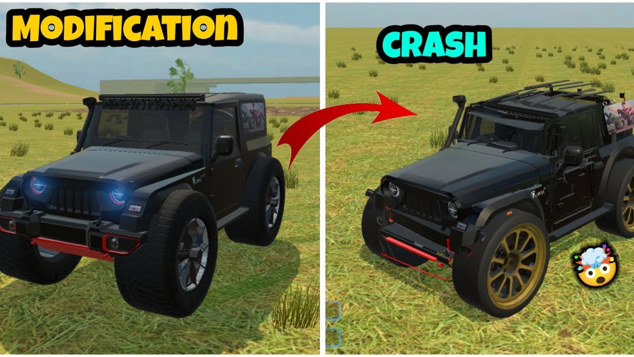 THAR MODIFICATION AND CRASH TEST IN INDIAN VEHICLE SIMULATOR 3D ...