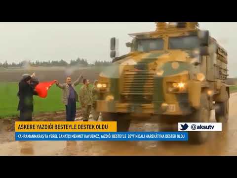 Kahramanmaraş' lı Mehmet'ten Mehmetçiğe '' Zeytin Dalı Harekat Şarkısı ''