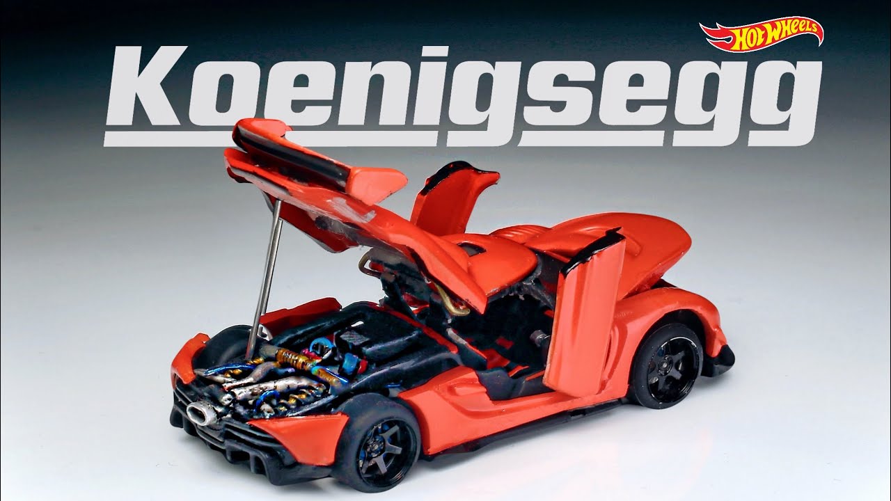 Custom Hot Wheels Koenigsegg Jesko Full Openable Doors and Details ...