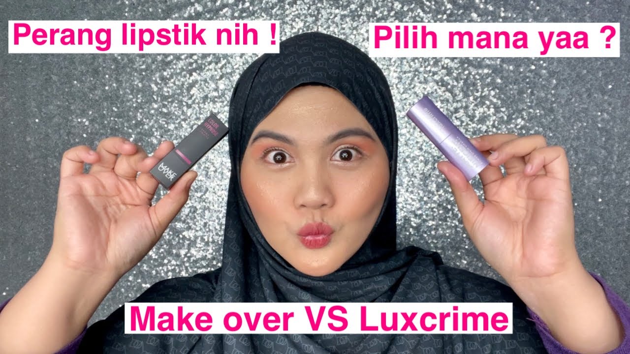 MAKE OVER COLOR HYPNOSE CREAMY LIPMATTE VS LUXCRIME MATTE NIFICENT ...