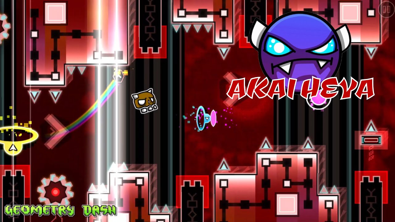 Akai Heya by Trms01 [Easy Demon] #geometrydash #gd - YouTube