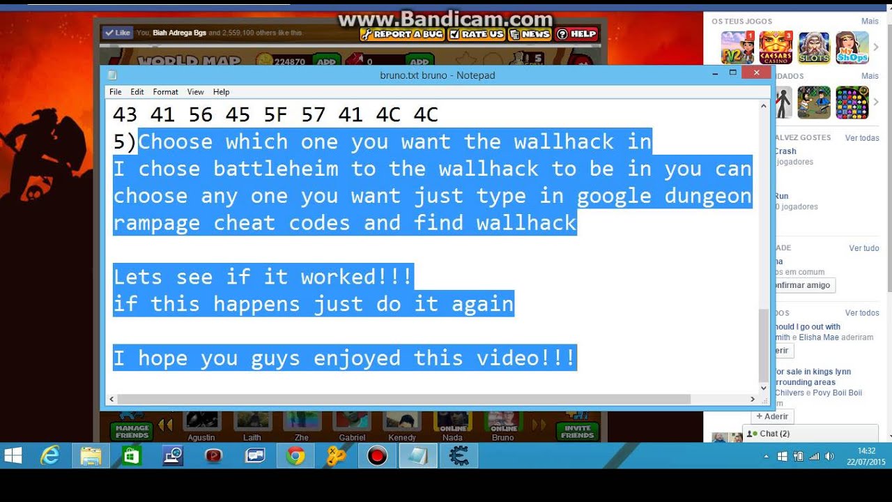 Dungeon Rampage Wallhack Tutorial!!! - YouTube