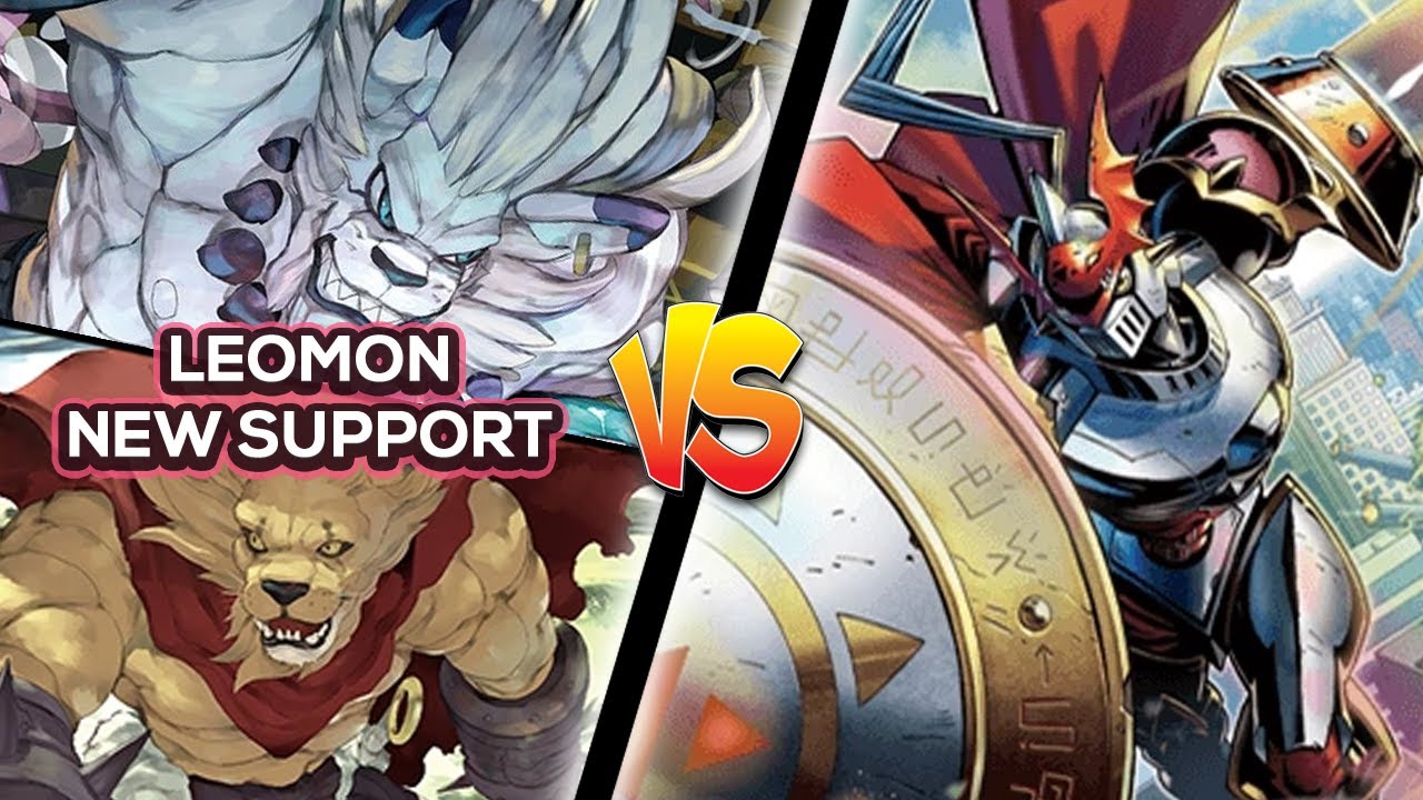Leomon *NEW SUPPORT* vs Gallantmon | Digimon TCG (BT11 Format) - YouTube