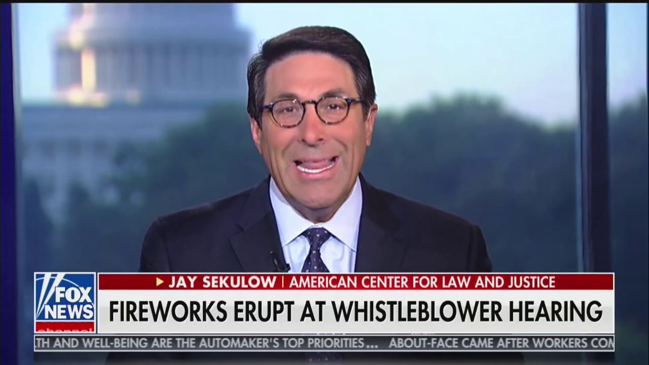 Trump Lawyer Jay Sekulow Hints at Conspiracy: A Law Firm Wrote The ...