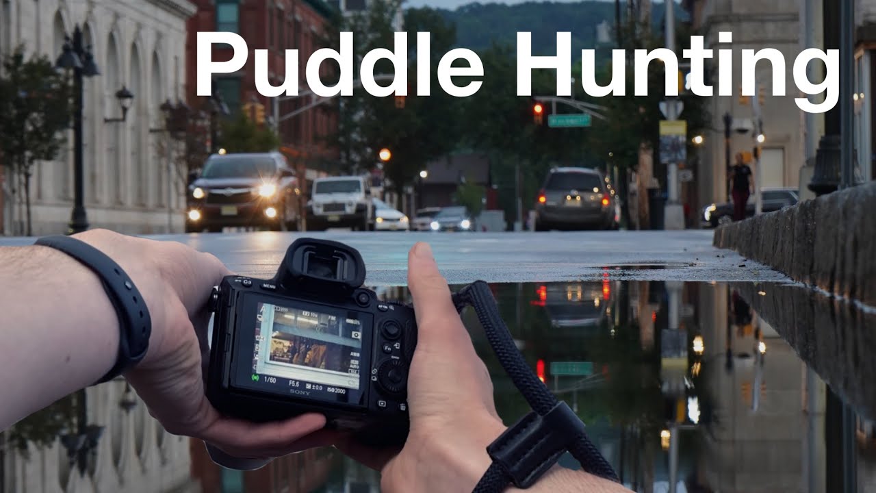 POV Street Photography - Puddle Hunting for Reflections! - YouTube