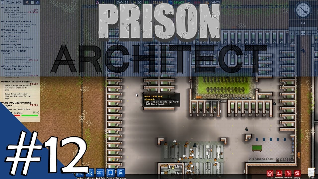 Prison Architect - WorkShop - Let's Play - Part #12 - YouTube