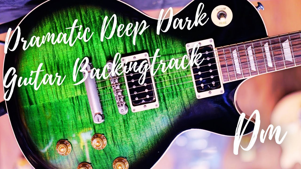 Dramatic Deep Dark Guitar Backing Track in D minor - YouTube