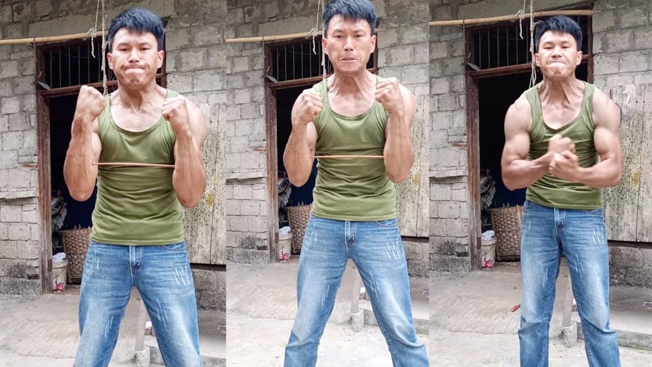 strong man | breaking chopstick with hand - YouTube