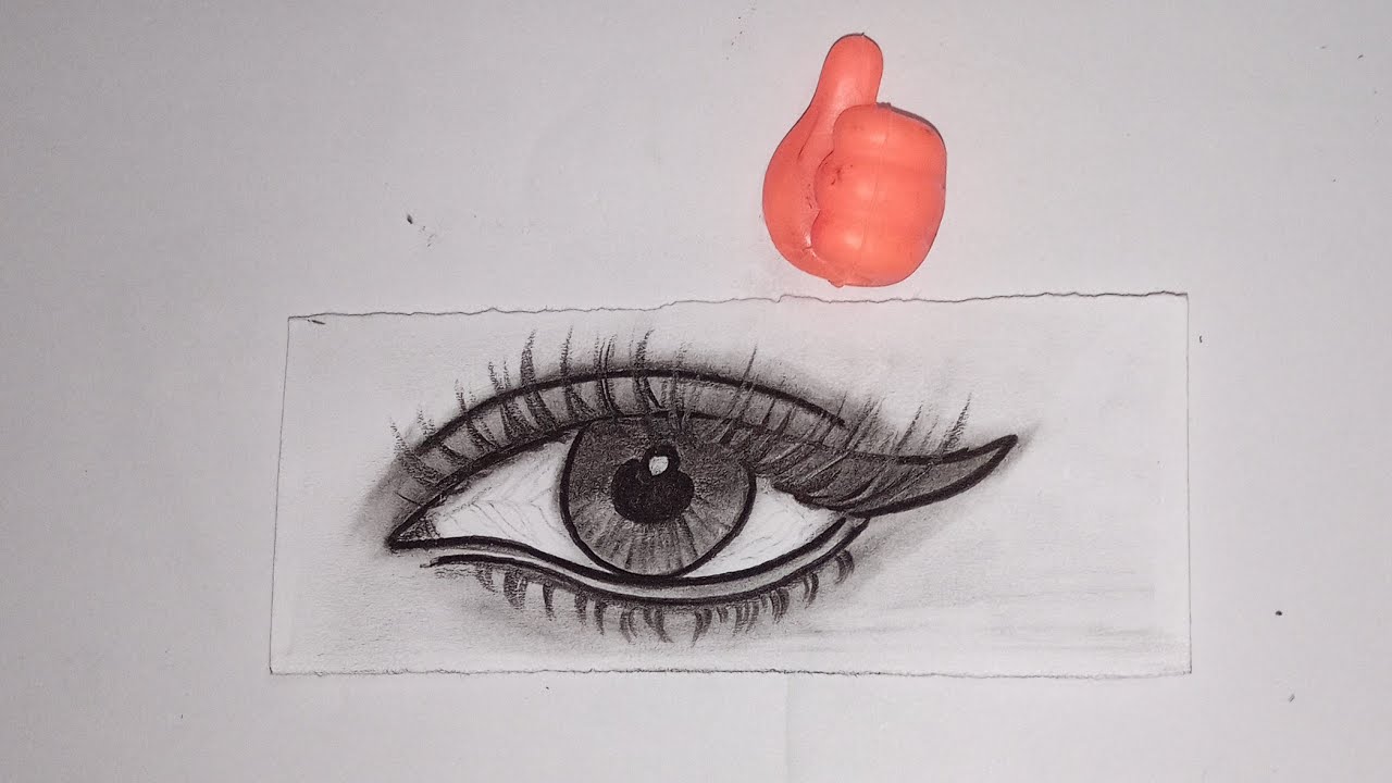 how to drawing hyper realistic eye drawing tutorial for beginners step ...