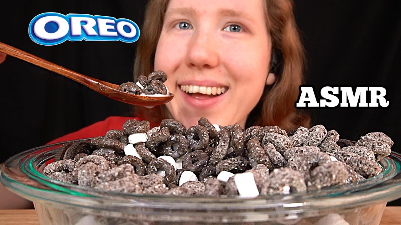 ASMR OREO O's CEREAL MUKBANG (No Talking) EATING SOUNDS - YouTube