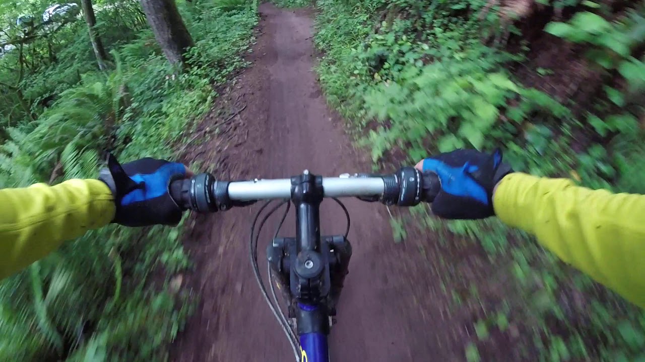 Sandy Ridge Mountain Bike Trail on a 1997 Pro-Flex 857 - YouTube