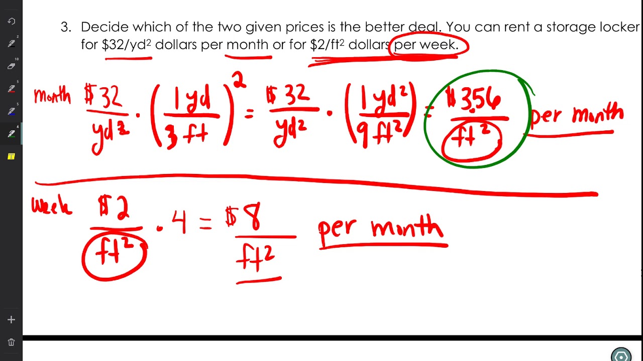 1.2 Unit Analysis Problem Solving - YouTube