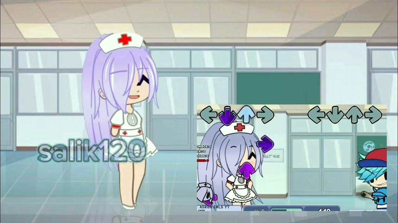 #gachanox nurse luck syringe fnf gacha horror V2 - YouTube