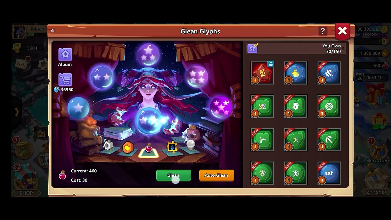 Glean to up my shooting glyph - YouTube