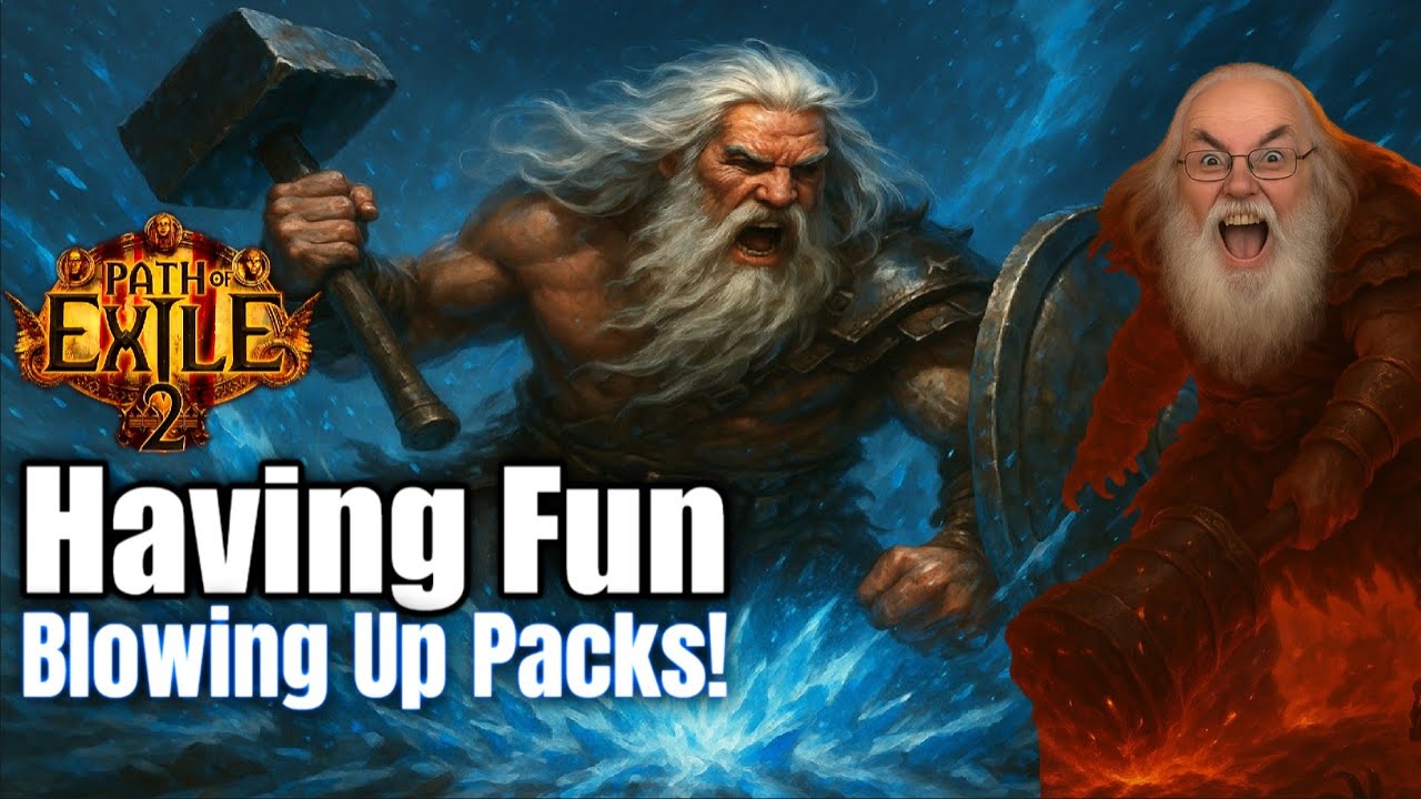 Having Fun Blowing Up Packs! POE2 Warrior Ice Explosion Build Gameplay ...
