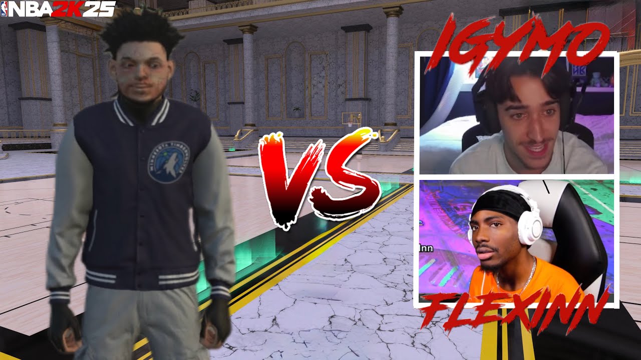 I PLAYED AGAINST NBA 2K CONTENT CREATORS Ft IGYMO & FLEXIN IN NBA 2K25 ...