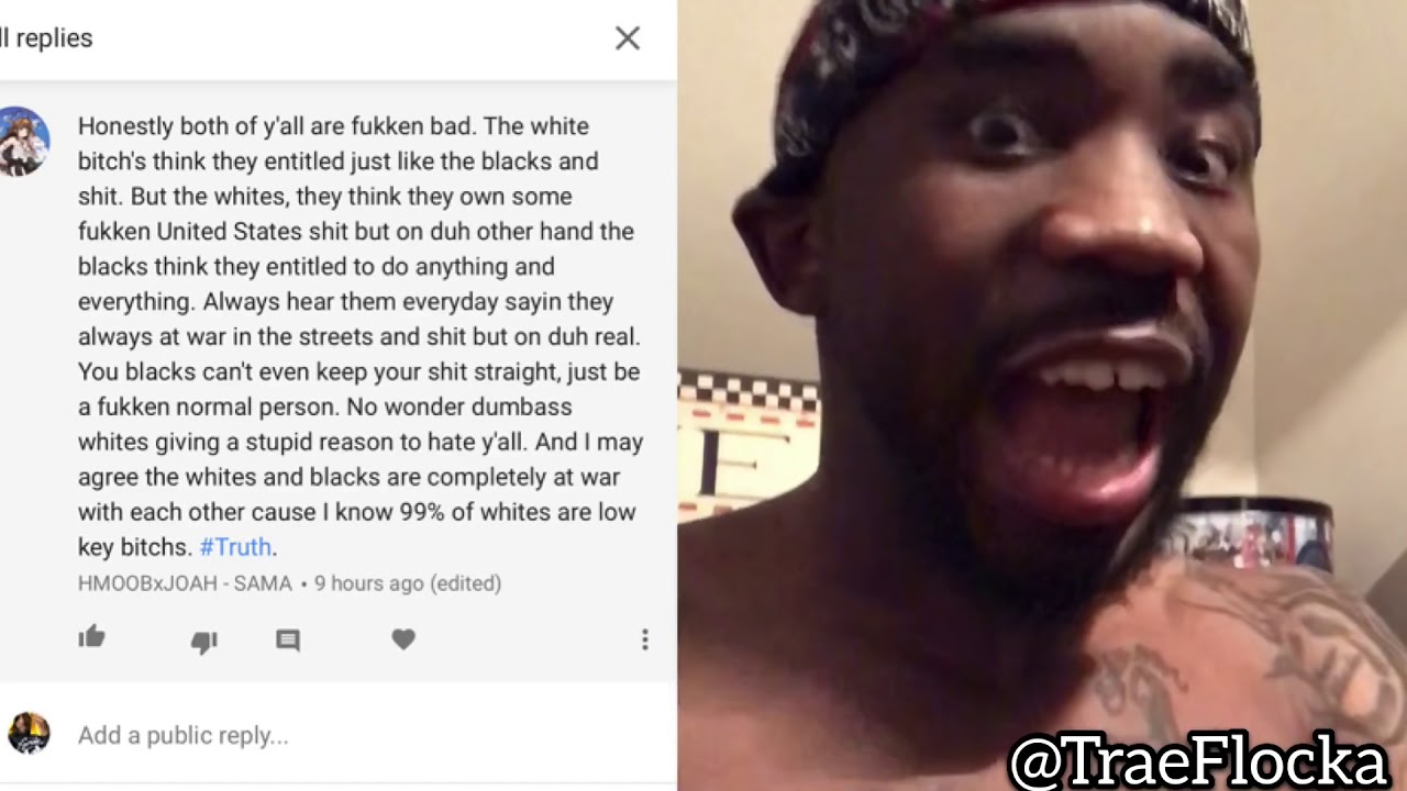 Trae Flocka roasts another comment warrior! Says black people should ...