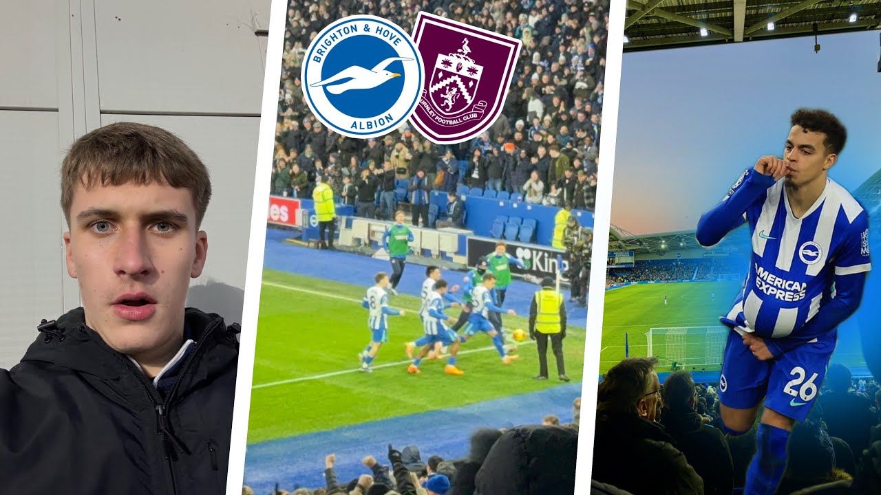 SCENES as BRIGHTON DEFEAT BURNLEY TO END WINLESS RUN | Brighton 2-0 ...