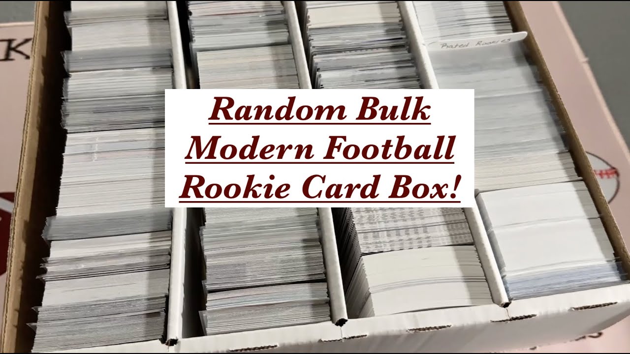 Mostly Rookie Cards From This Random Bulk Football Card Box - Serial ...
