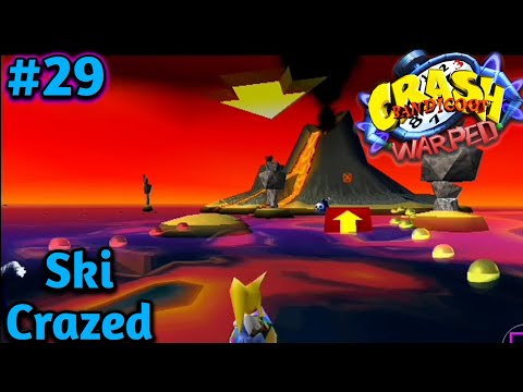 Ski Crazed: Dando um rolezin em volta do vulcão - (Crash Bandicoot 3) - YouTube