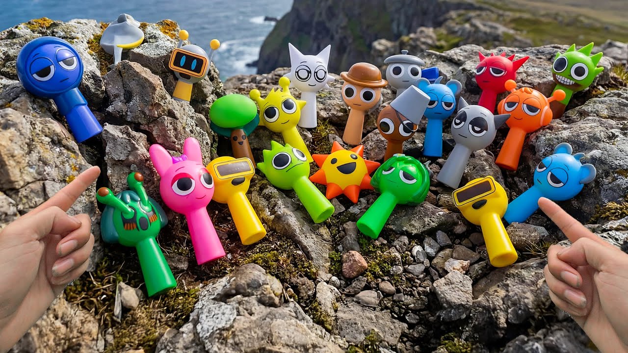 Fun Exploration: We Found Sprunki by the Ocean Rocks - YouTube
