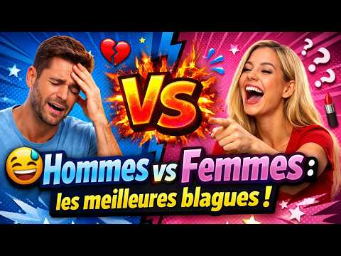 😅 Hommes vs Femmes les meilleures blagues !