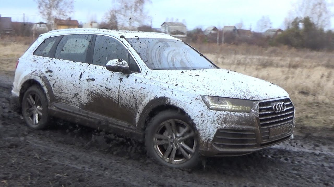 Q7 off-road in MUD. Audi Q7 2015 на бездорожье (Ауди Ку7 на бездорожье ...