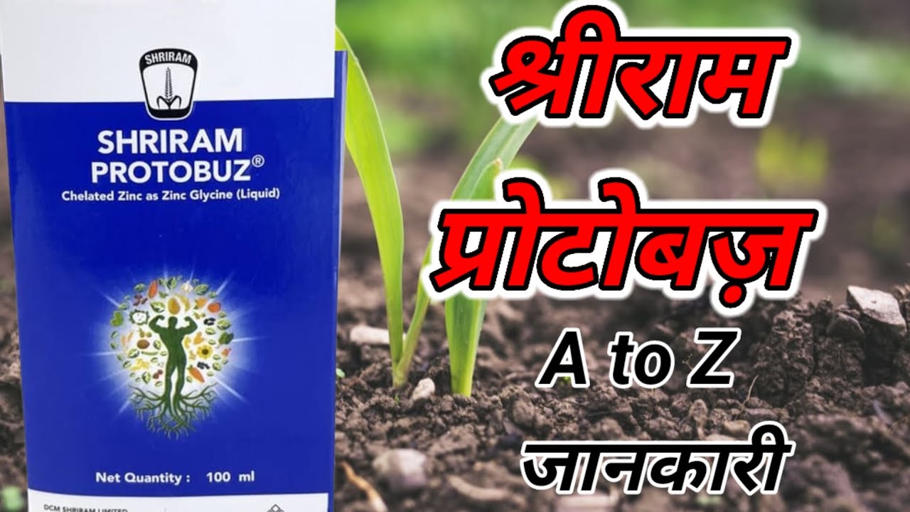 श्रीराम प्रोटोबज़ //SHRIRAM PROTOBUZ fertilizer chelated zinc glycine ...