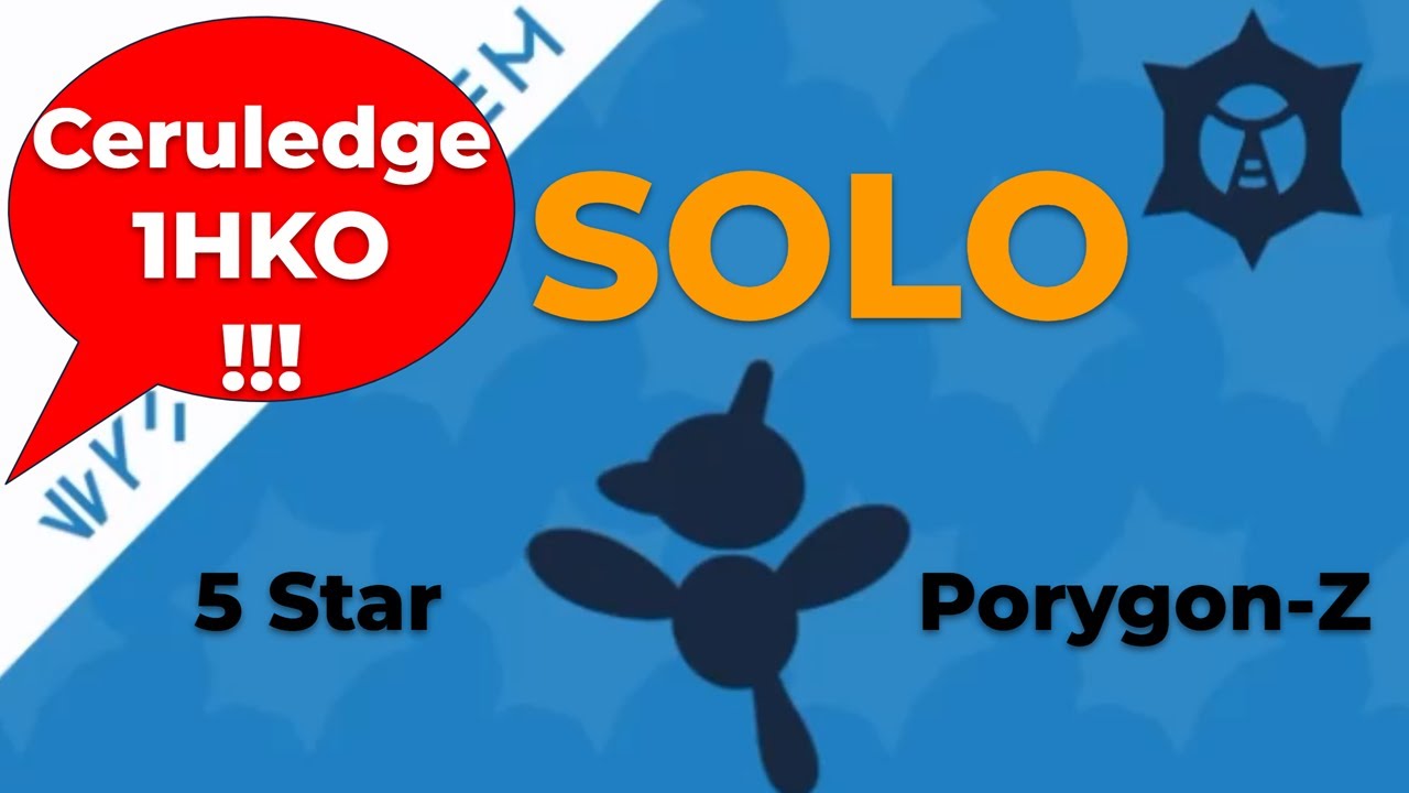 How to SOLO 5 star Porygon-Z Bug Tera Type - Ceruledge - Pokemon ...