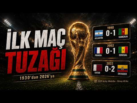 İlk Maçta Her Şey Olur! Dünya Kupası Açılışlarının Garip Tarihi