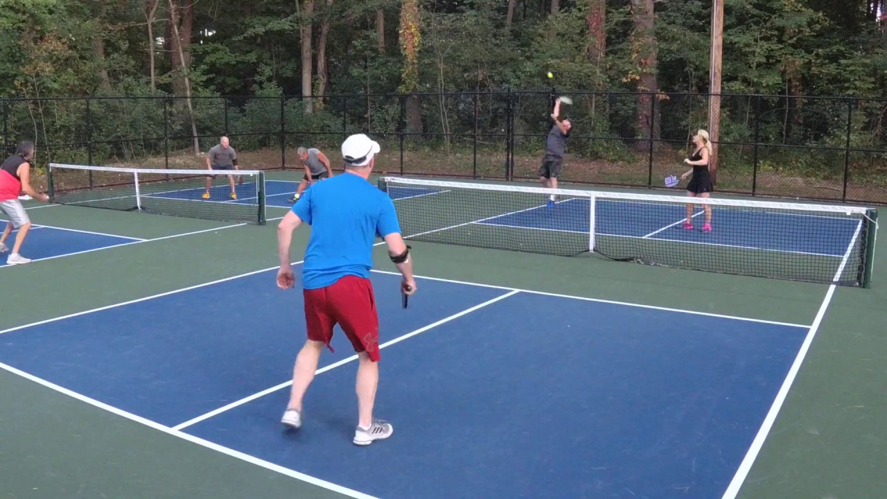 Holy 47 ball pickleball rally! - YouTube