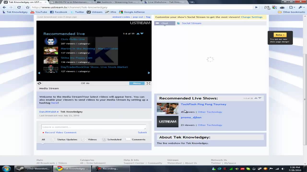 Make Your Own Live Webshow or Stream For Free - YouTube