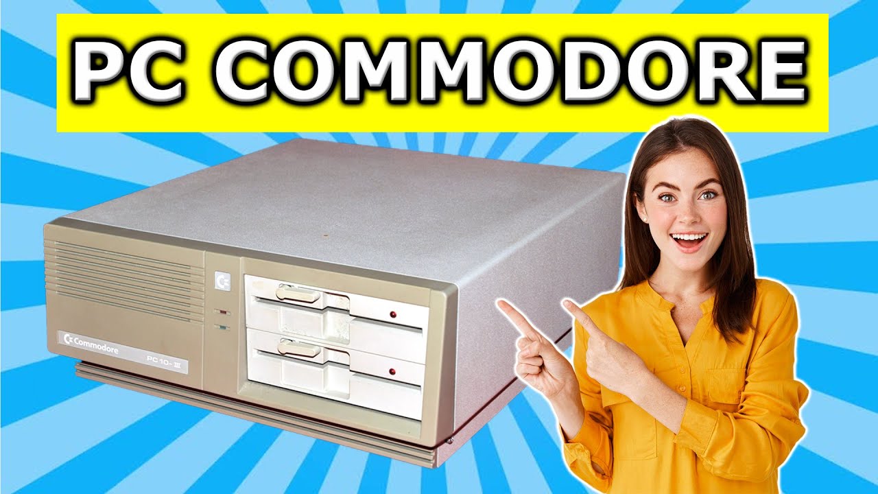 COMMODORE PC10-III COMPATIBLE IBM - YouTube