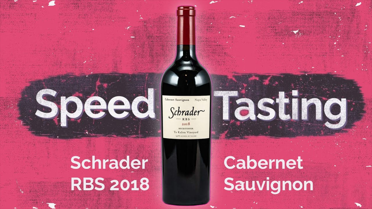 Vier Flaschen Speedtasting: Schrader RBS 2018 - sehr gut und sehr teuer ...