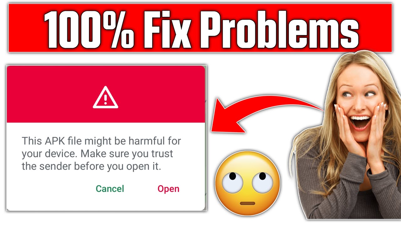 This APK File Might Be Harmful For Your Device | How To Fix App Not ...