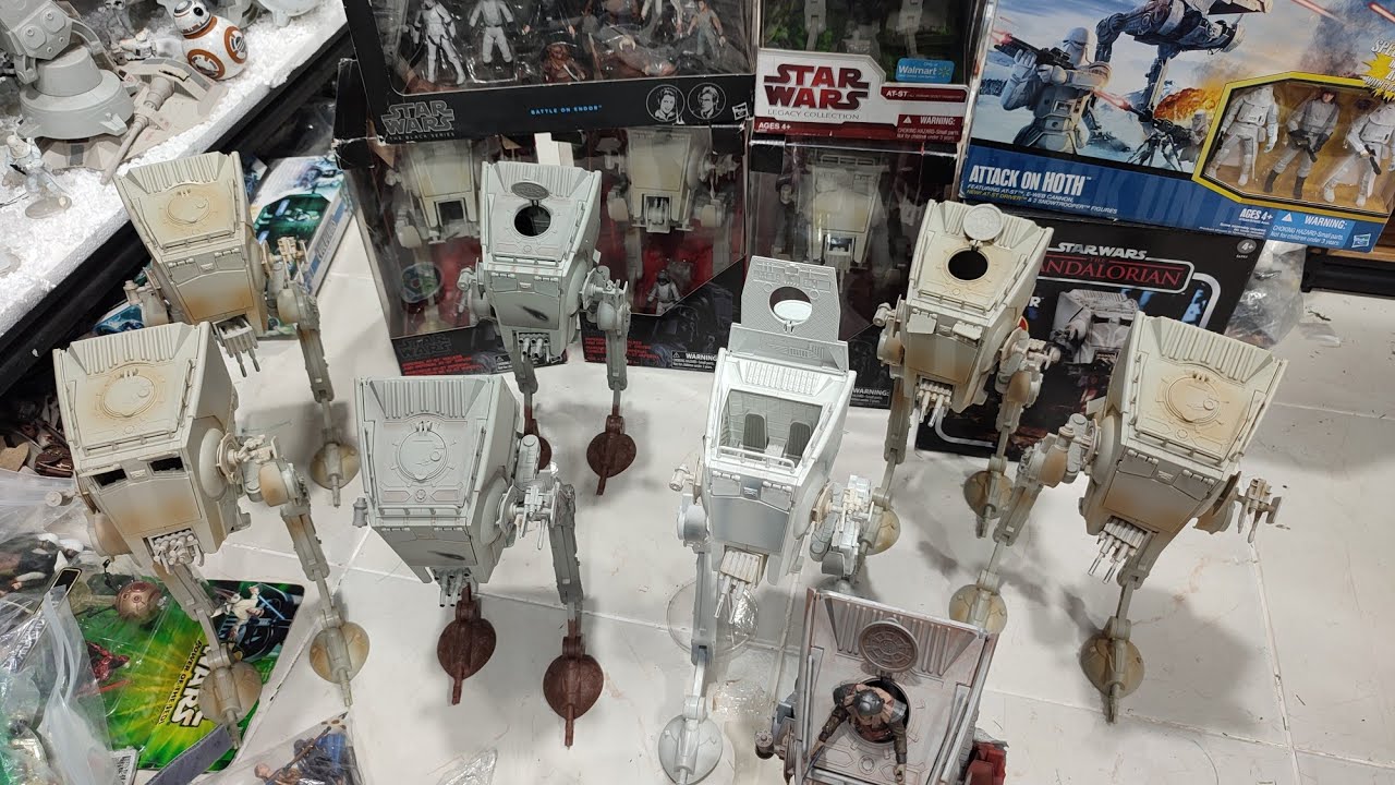 STAR WARS AT-ST VARIANTES Y DATOS COLECCIONABLES FIGURAS DE HASBRO ...