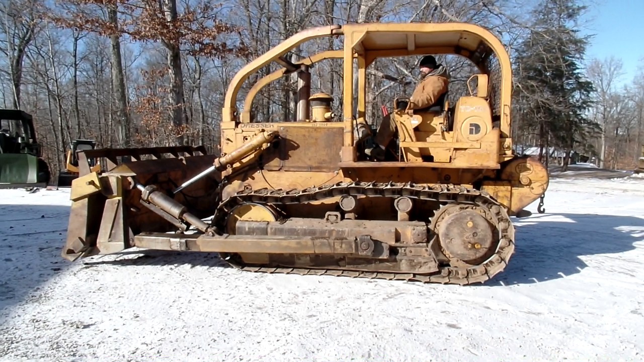 1976 TD15 Dressa dozer with winch C&C equipment 812-336-2894 - YouTube