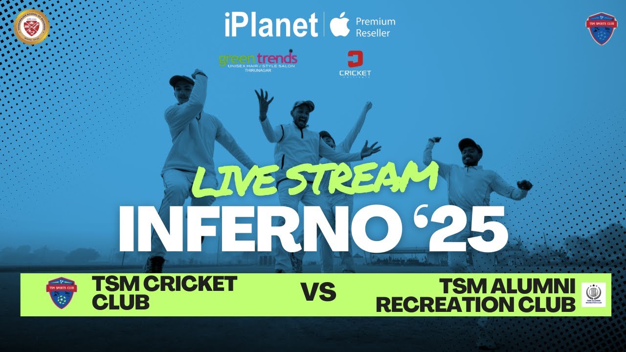 TSM CC Vs TSM Alumni Recreation Club | Inferno Cricket Tournament 2025 ...