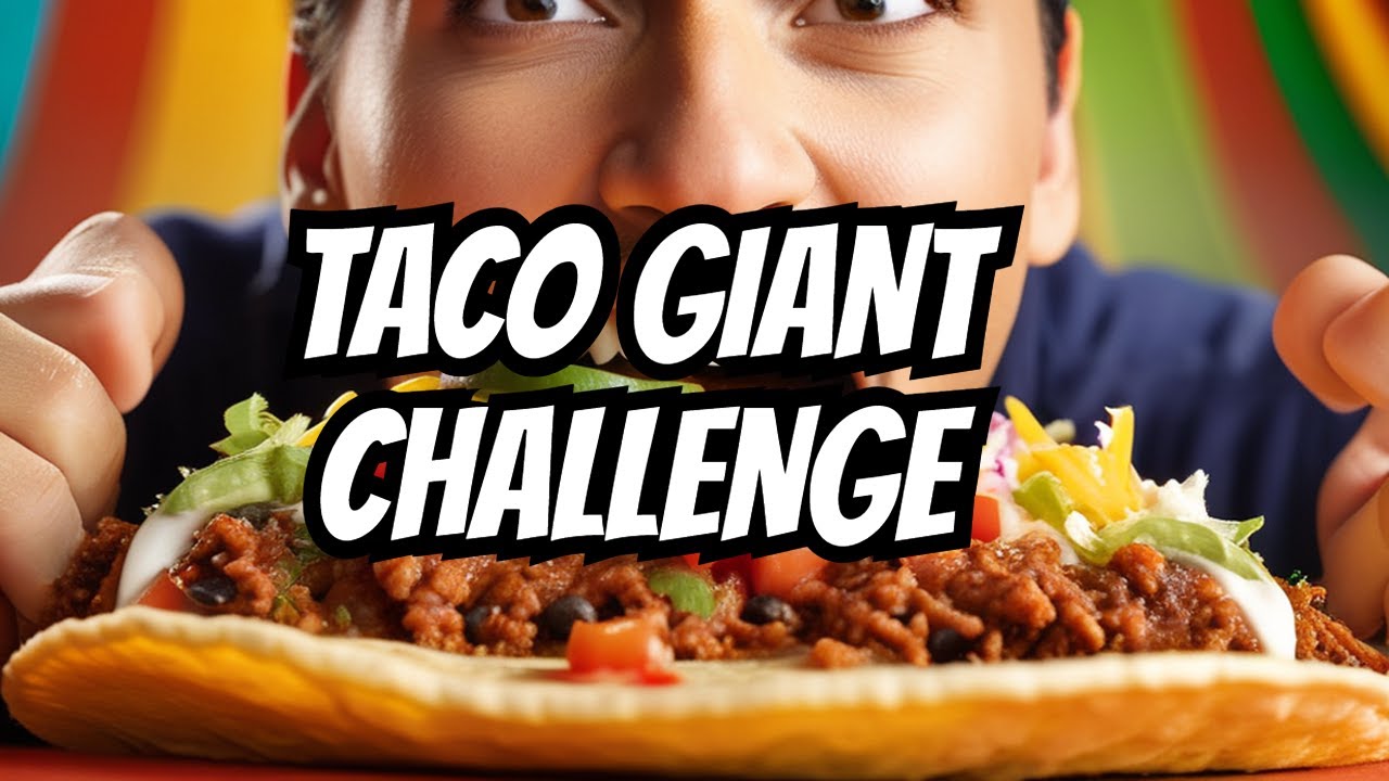 Massive Taco Eating Challenge: 18 inch is Too Much? - YouTube
