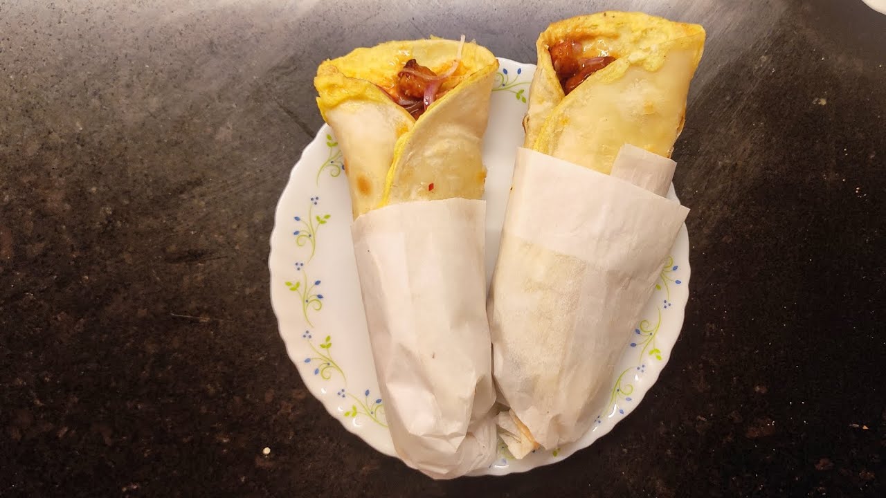 Egg Chicken Roll | Street Style Egg roll or Egg Chicken roll | Fast ...