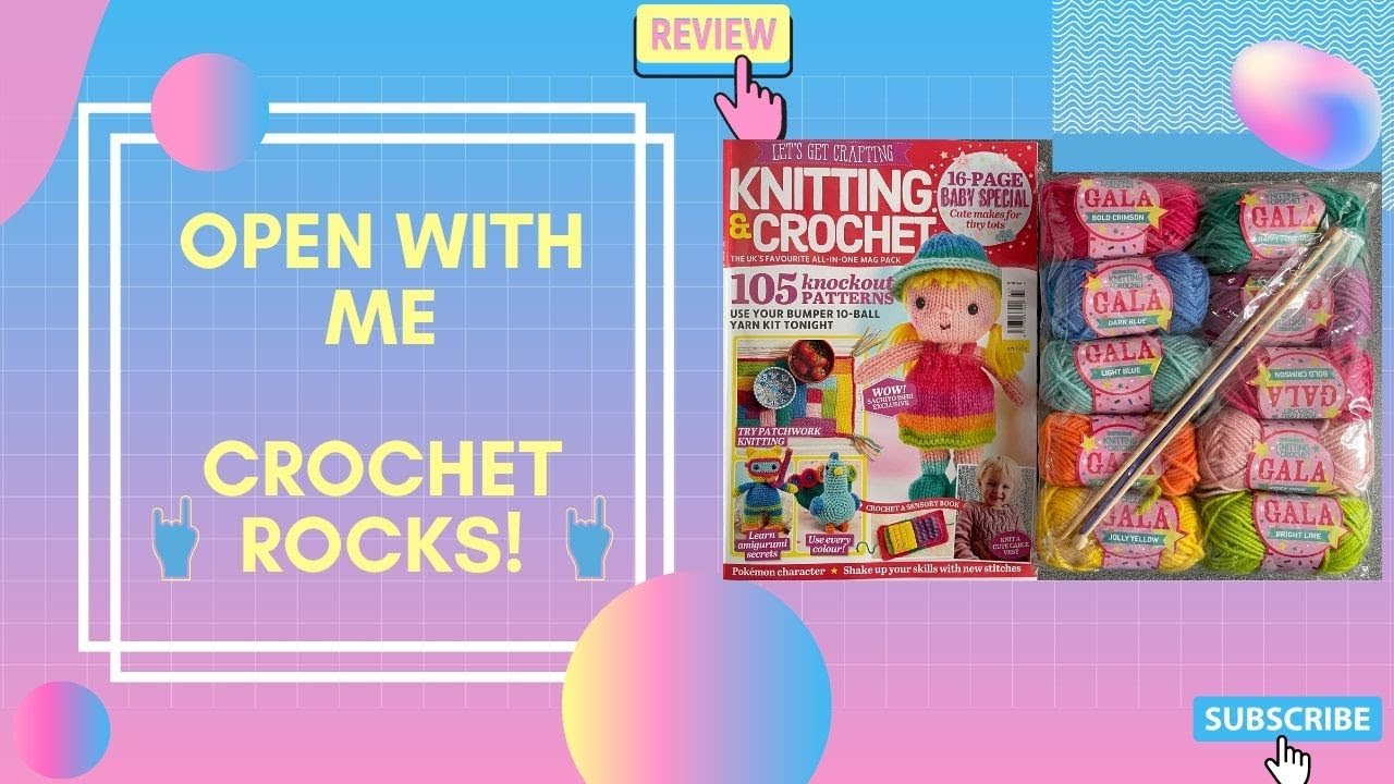 Open With Me No15 Knitting & Crochet Magazine Issue 132 | Crochet Rocks ...